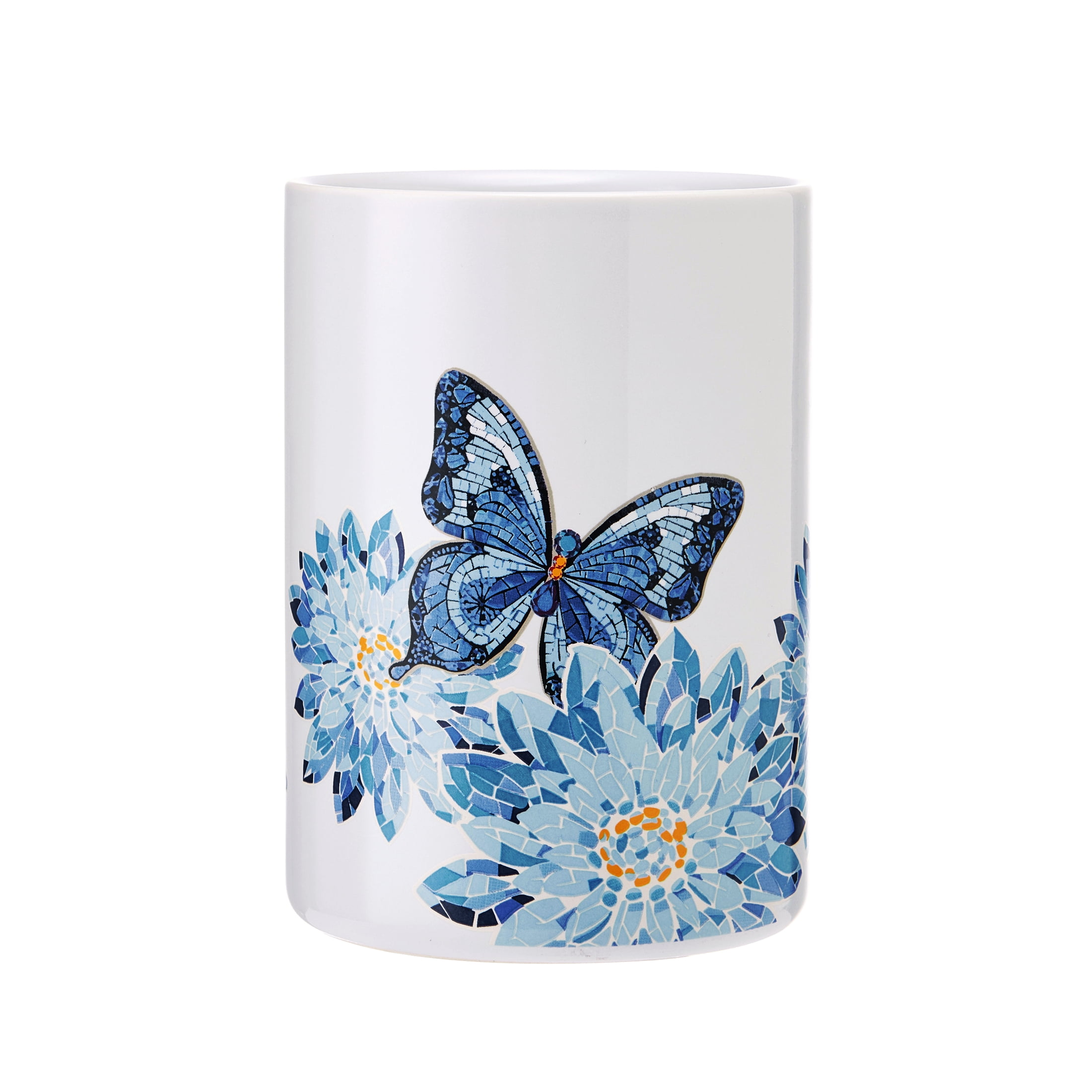 Dolly Parton Stoneware 4.5" x 4.5" x 6" Crock, Butterfly - Walmart.com