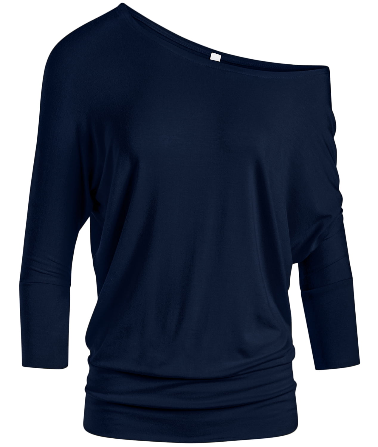 Dolman Tops for Women Sexy Off The Shoulder Tops Banded Waistband ...