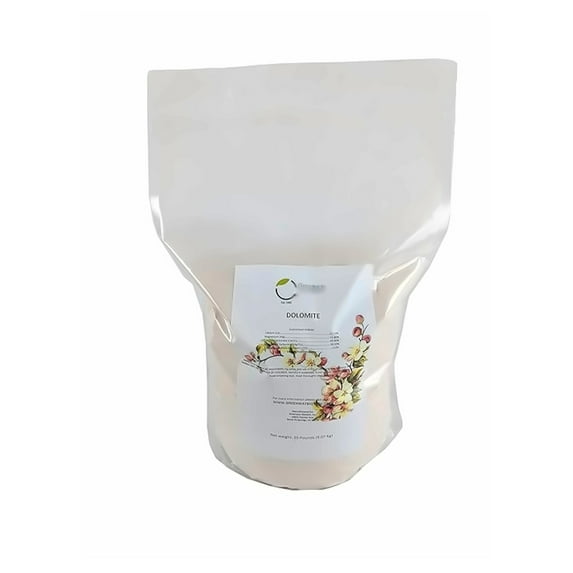 Dolomite Lime Plus - 20 lb Bag - Soil pH Adjuster for Compost & Worm ...