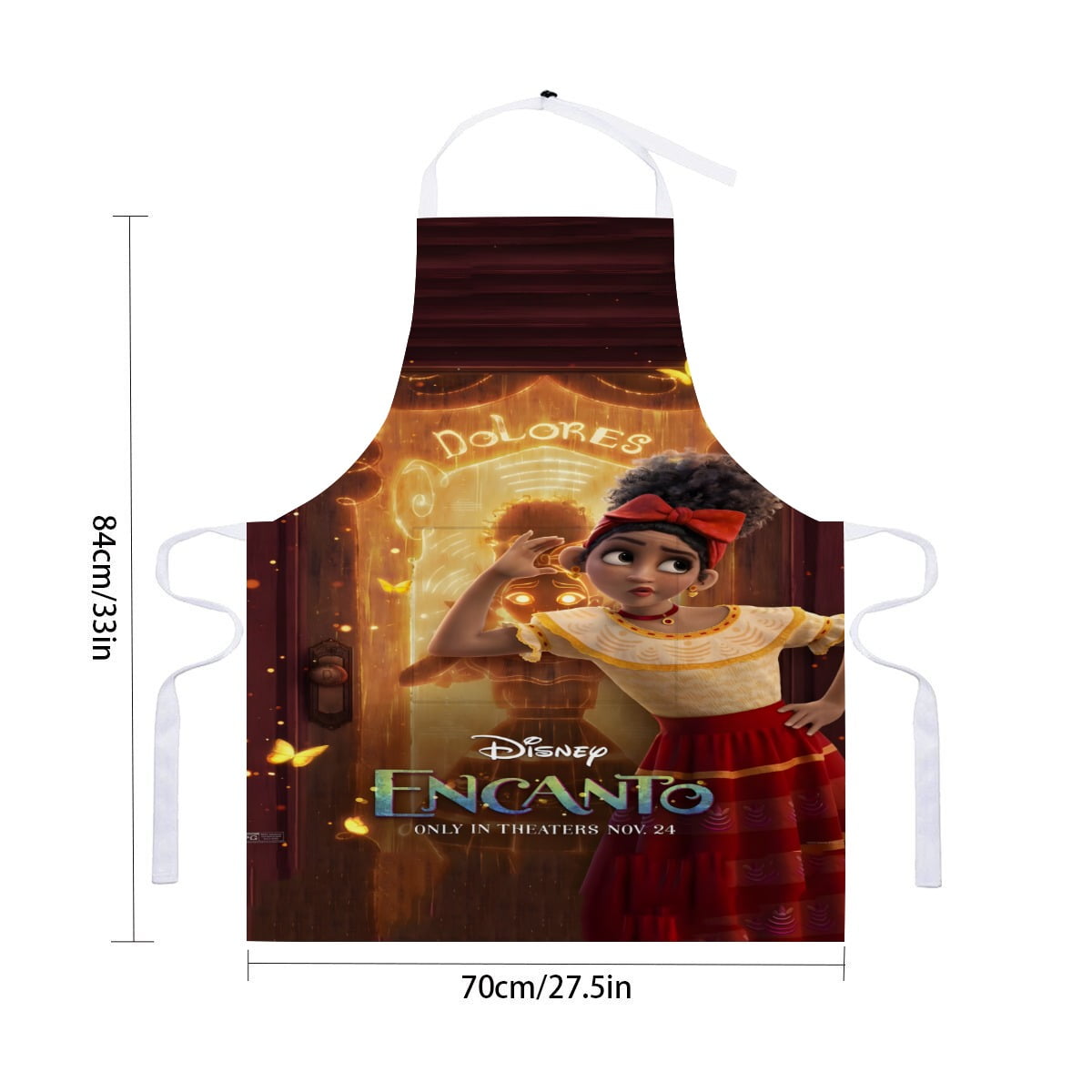 Dolores Encanto apron with pockets and waterproof design, adjustable ...