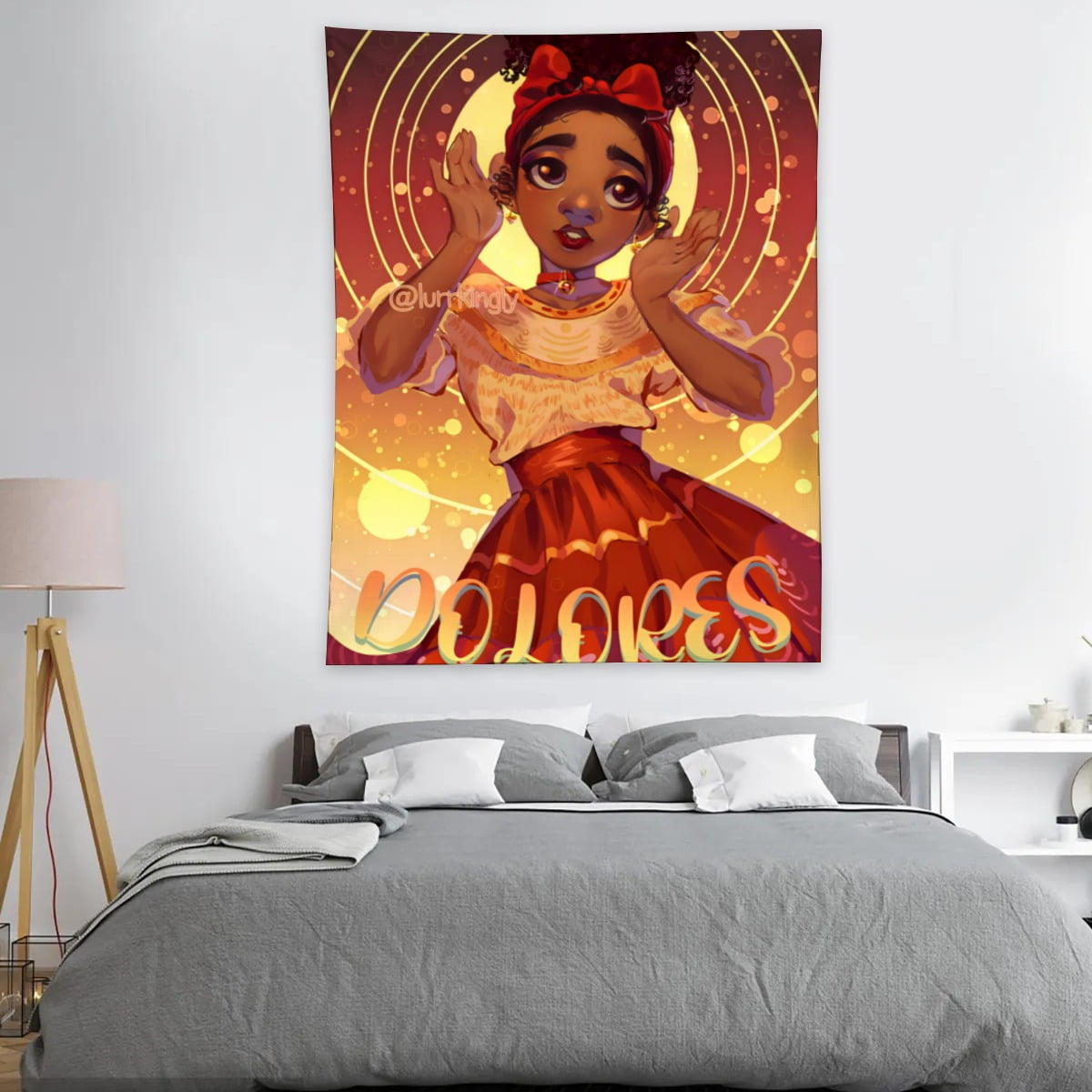 Dolores Tapestry Gift Wall Hanging Backdrop for Room Bedroom Girls Or ...