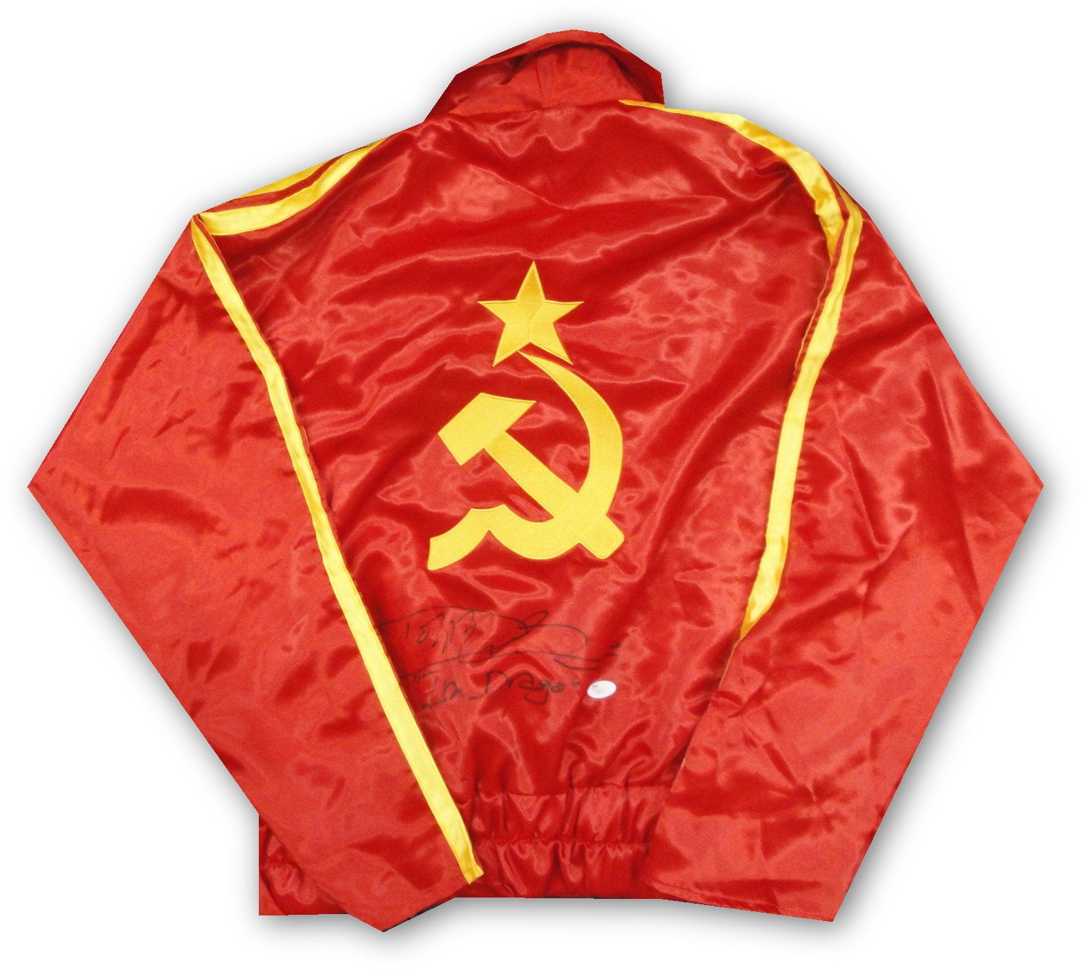 Dolph Lundgren Hand Signed Autographed Boxing Jacket USSR Ivan Drago ...