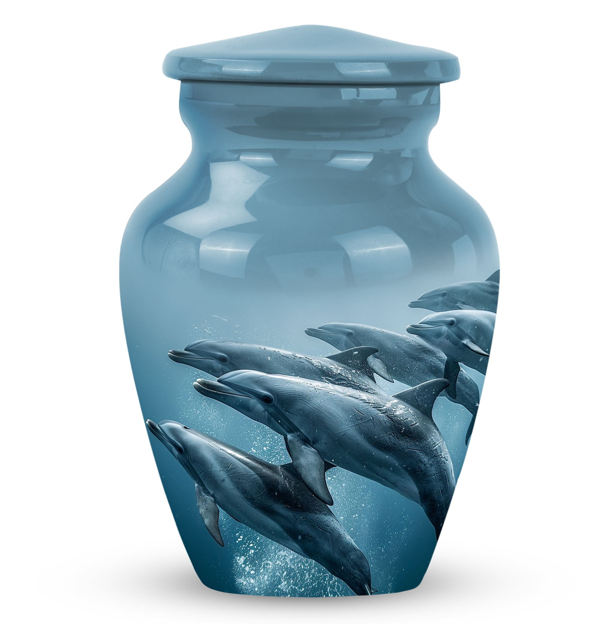 Dolphin Aquatic Grace Ballet Funeral Cremation Urns For Ashes - Funeral ...
