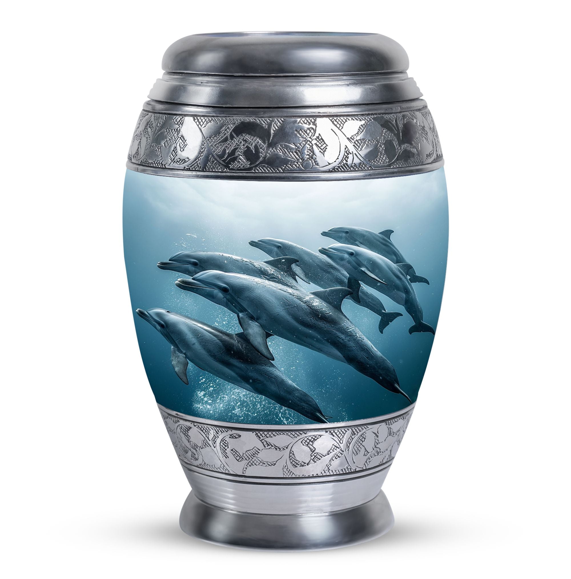 Dolphin Aquatic Grace Ballet Urns For Human Ashes - Large Urns For Human Ashes Adult Male ...