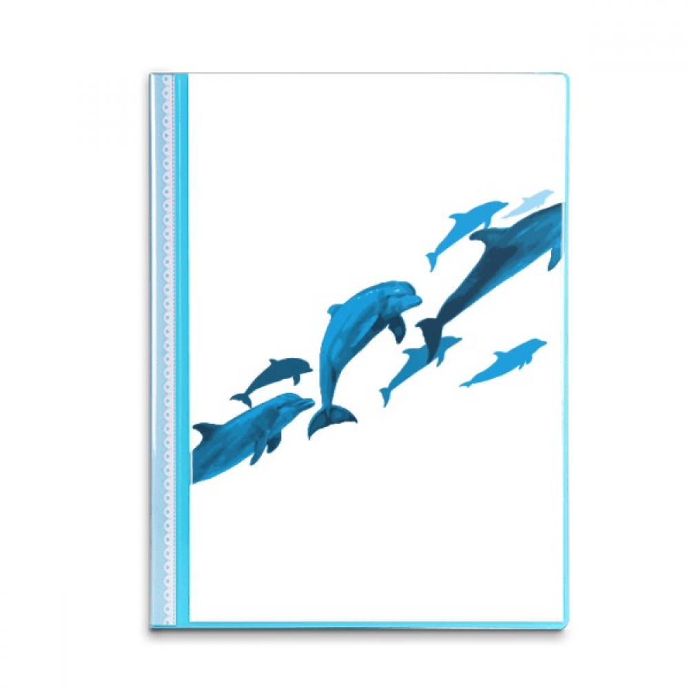 Dolphin Big Small Art Deco Fashion Book Sheet Protectors Portfolio ...