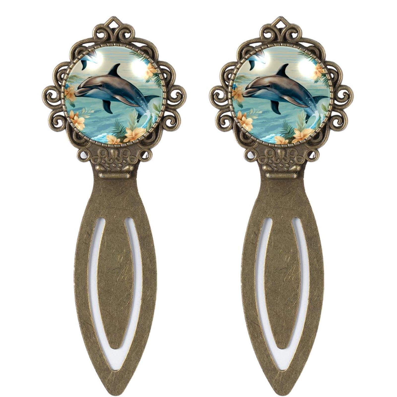 Dolphin Book Accessories: Vintage Copper- Set of 2, Stainless Steel ...