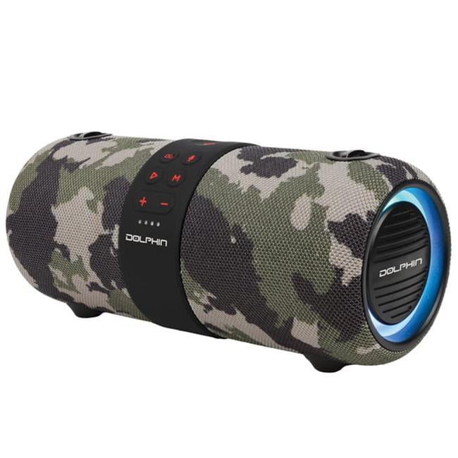 Dolphin Camo Bluetooth Speaker Boombox - Waterproof, Dual 3" Woofers ...