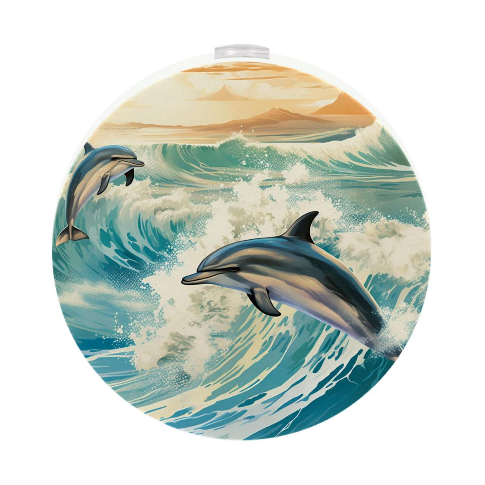 Dolphin Circular Night Light - 2 Sets, LED Chip, ABS Material ...