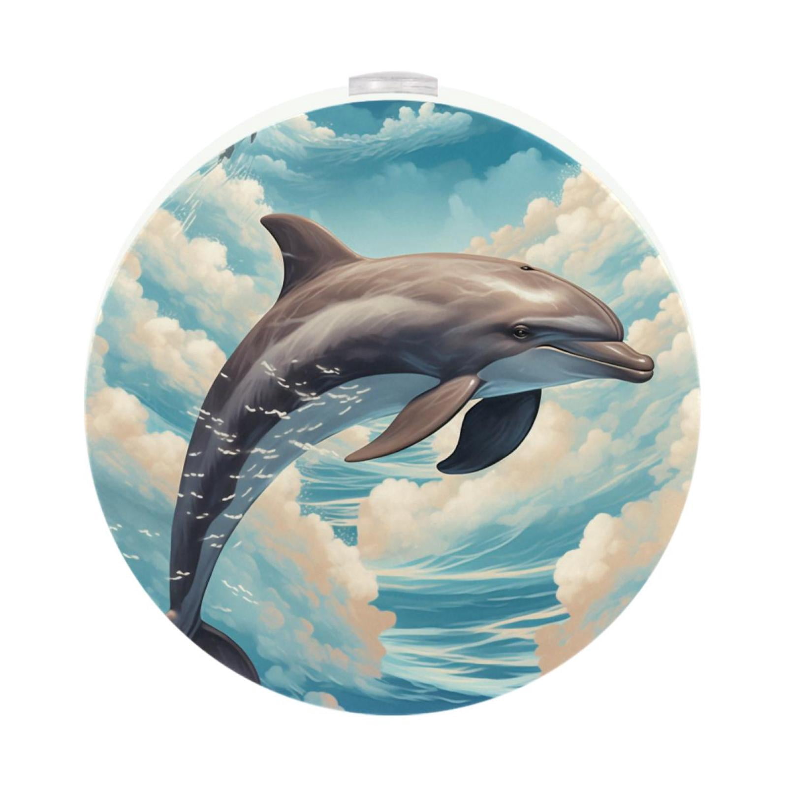 Dolphin Circular Night Light - Induction Light Control, LED Material ...