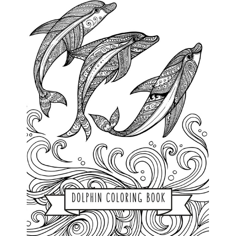 real dolphin coloring pages