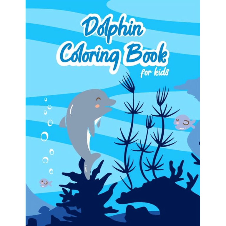 dolphin coloring book pages