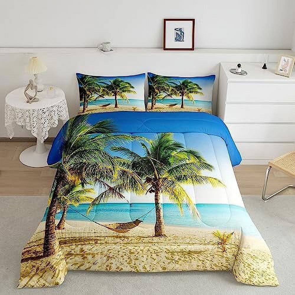 Dolphin Comforter Set King Size Ocean Themed Bedding Sets Abstract ...