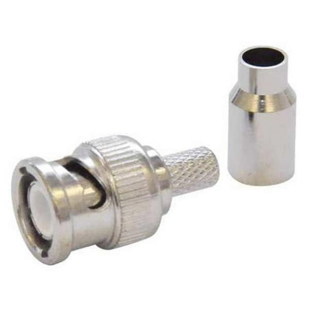 Dolphin Components Cable Coupler,BNC/Male,RG59 Coax,PK10 DC-MC88-2 ...