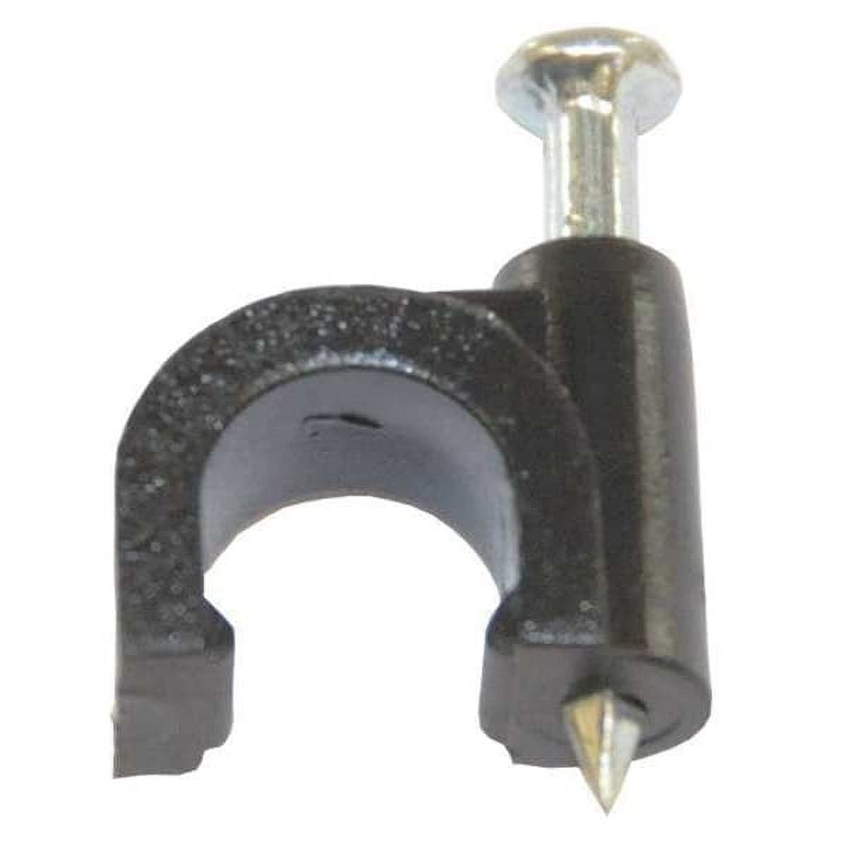 Dolphin Components Cable Staple,Nail,1/4In,Black,PK100 DCC-59B ...