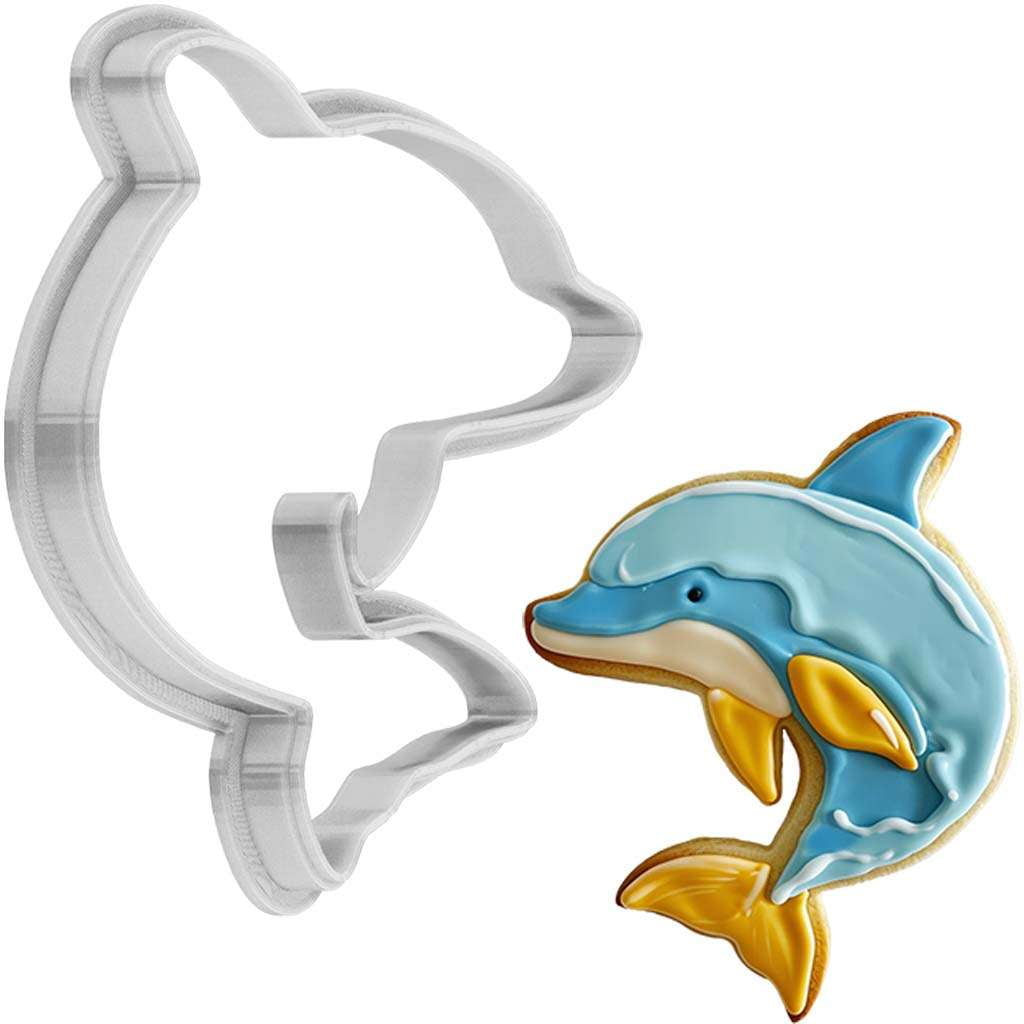 Dolphin Cookie Cutter 4 Inch Made in USA by WONDERTORY - Walmart.com