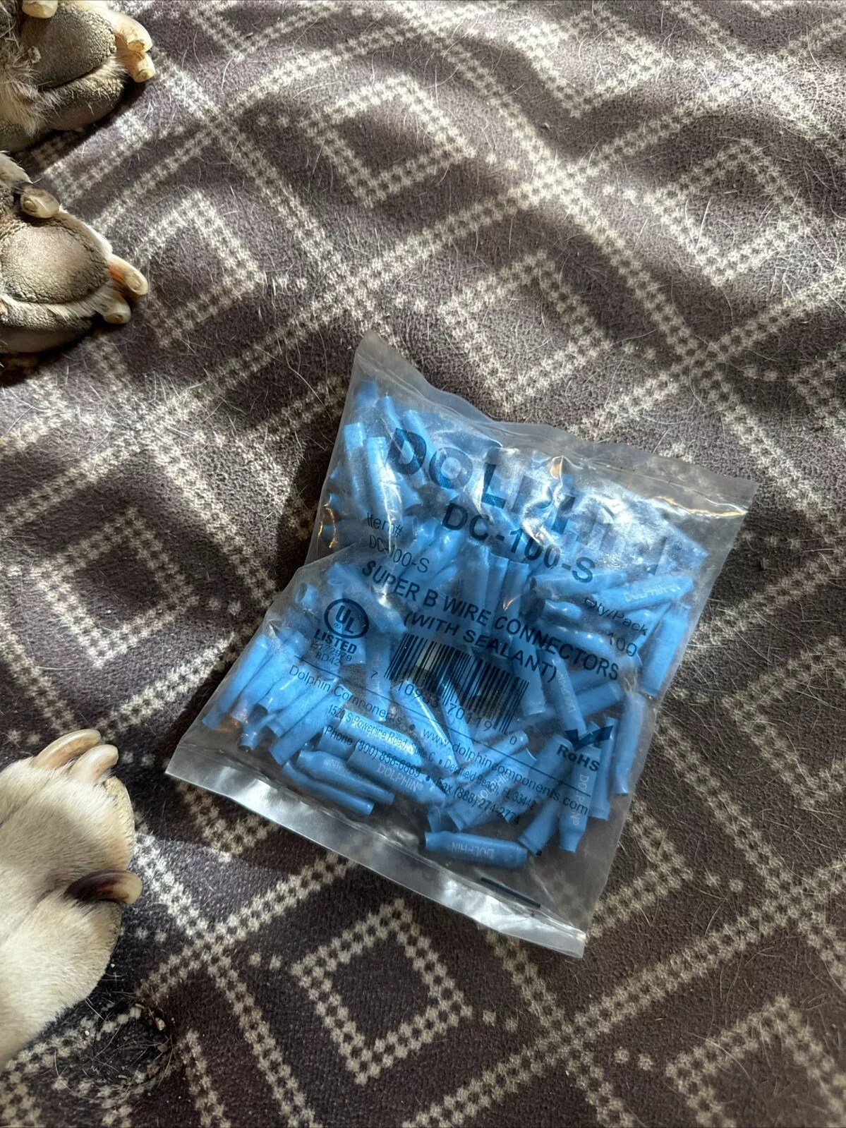 Dolphin Dc-100-S Sealant Super B-Wire Connector (100 Pcs In Bag ...