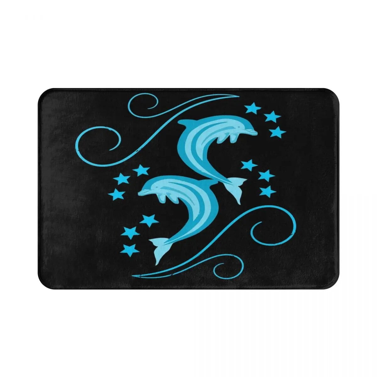 Dolphin Doormat Bedroom Printed Polyeste Carpet Entrance Home Hallway ...