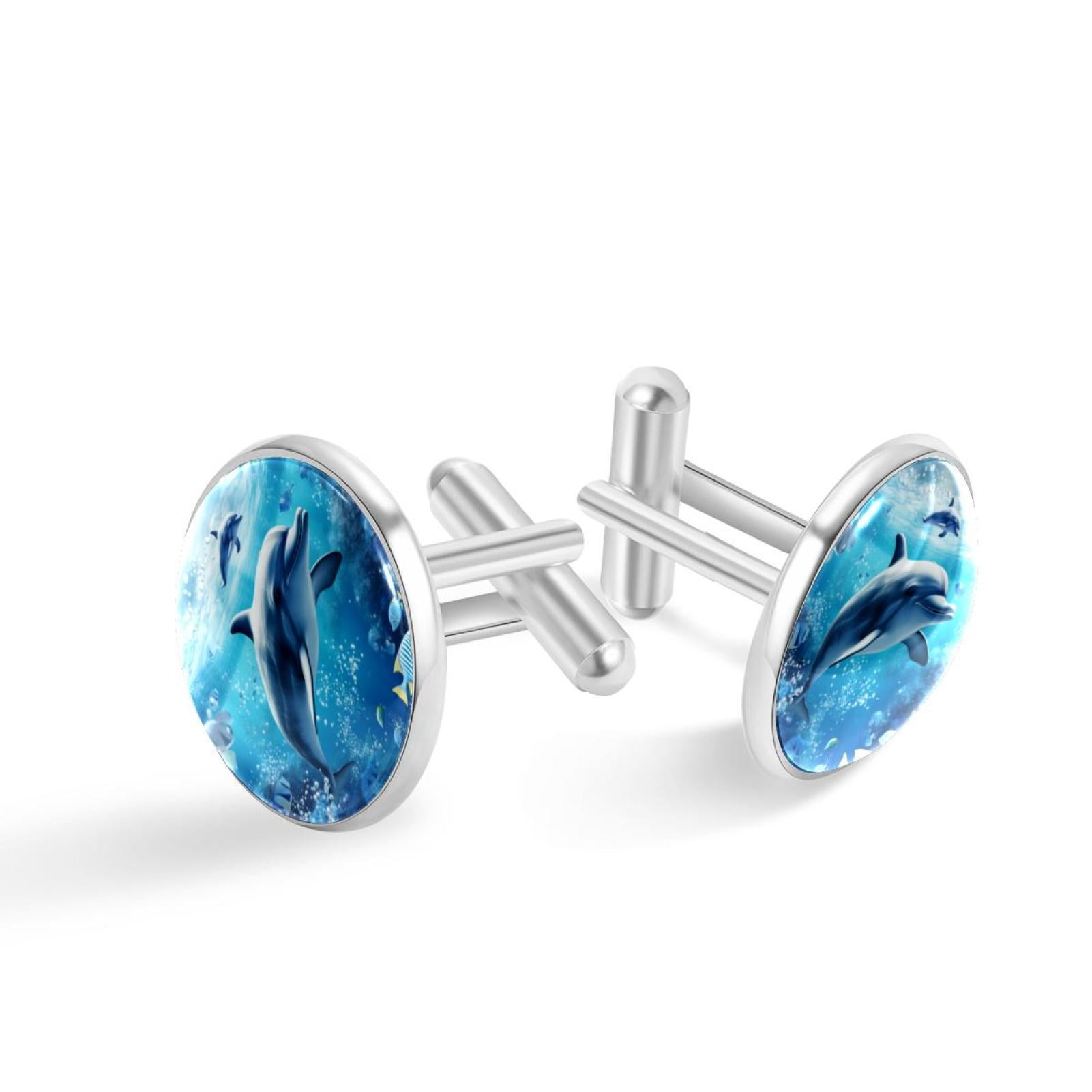Dolphin Elegant Mens Cufflink Set for Formal Attire, Crafted with ...