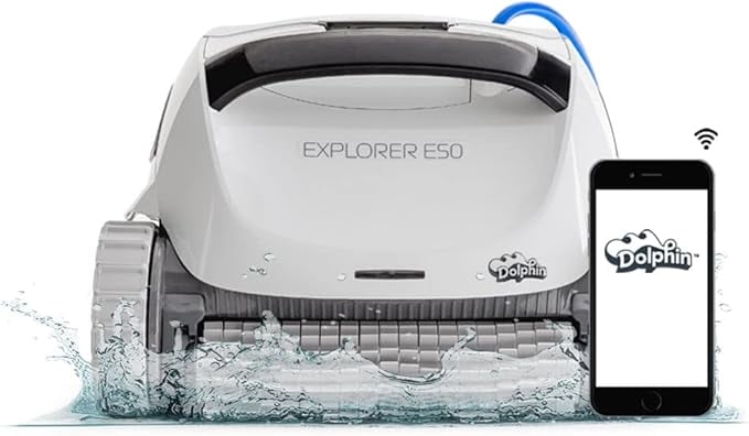 Dolphin Explorer E50 In-Ground Pool Vacuum Robot with Wi-Fi App Control ...