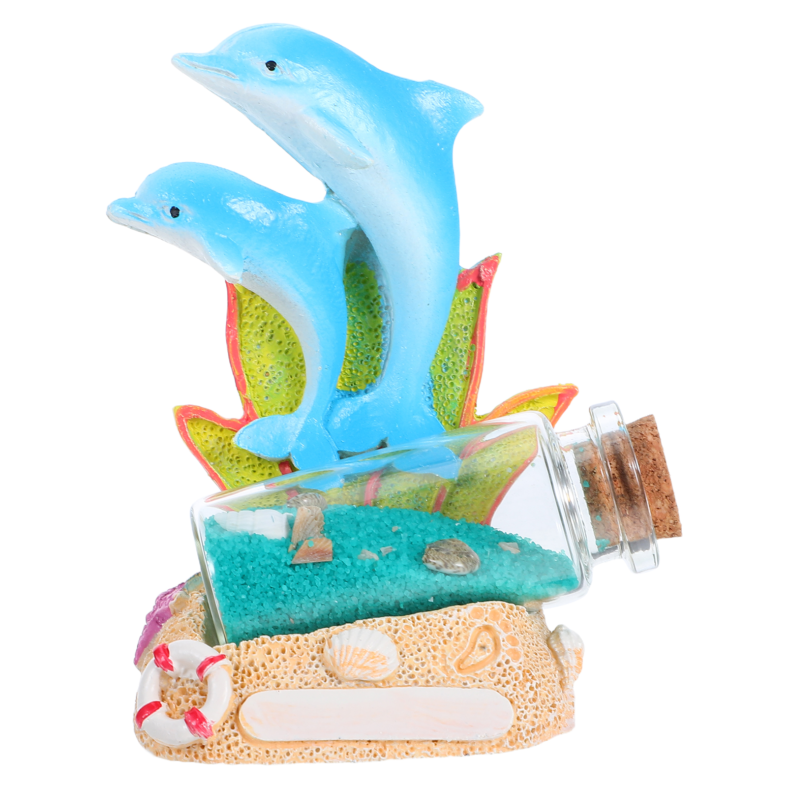 OUNONA Resin Dolphin Statue, Assorted Colors, Decorative Ocean Animal ...