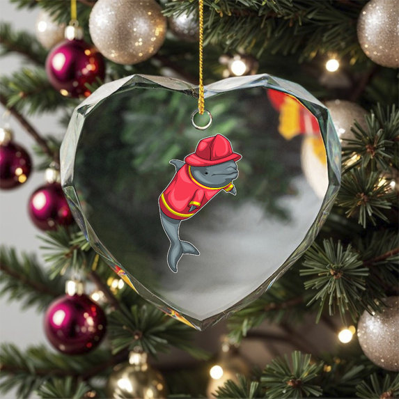 Dolphin Firefighter Fire helmet Fire department Ornament, Room ...