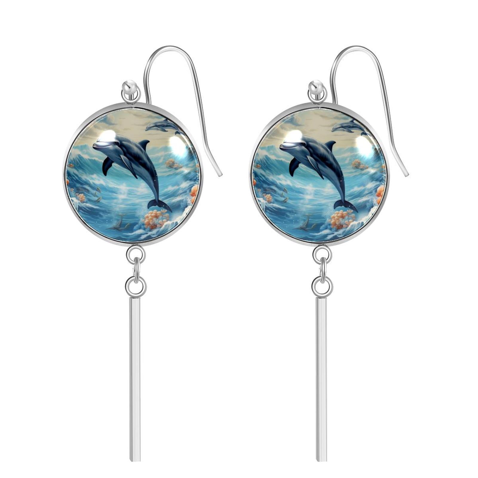 Dolphin Jewelry Set: Earrings and Pendant to Showcase Your Personality ...