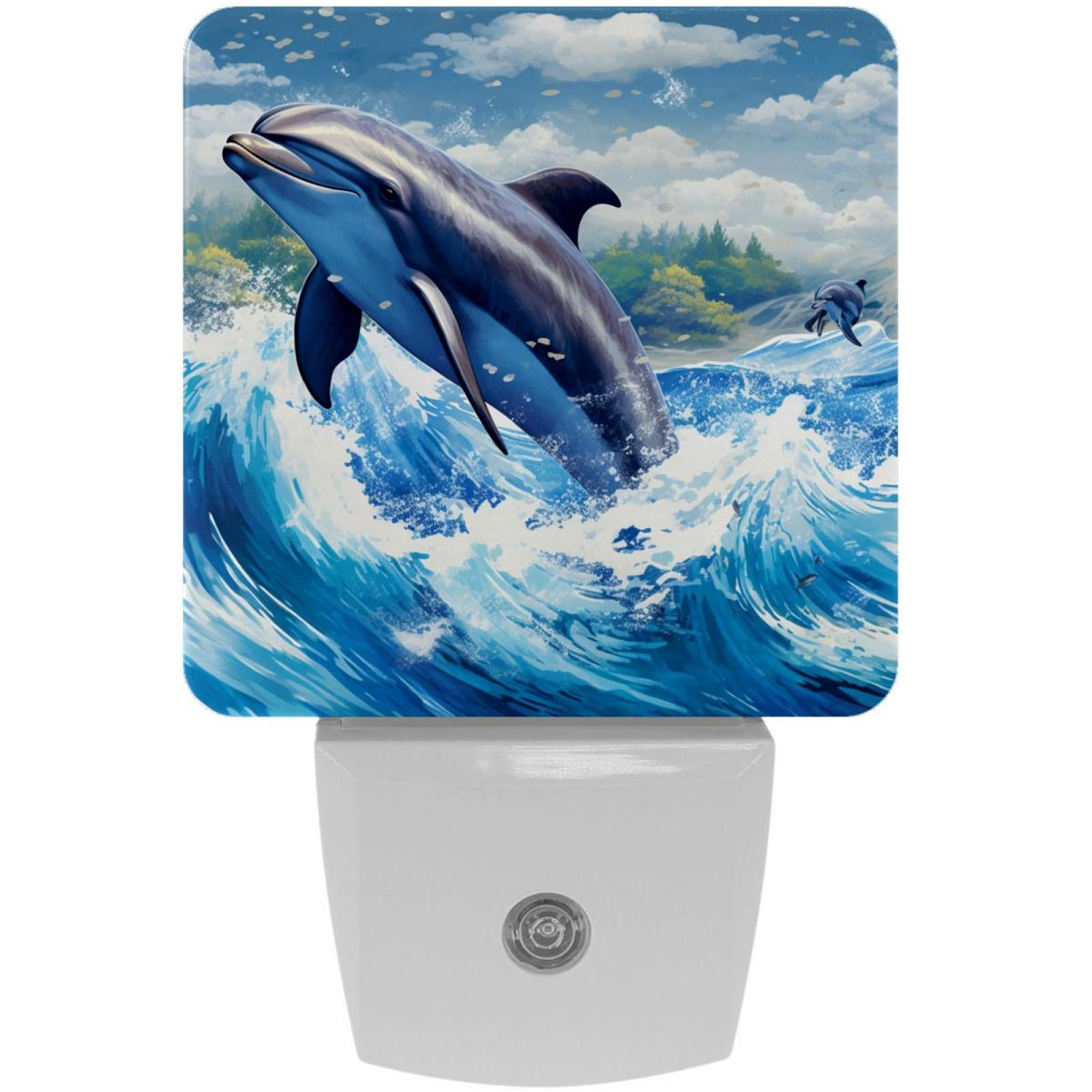 Dolphin LED Square Night Lights - Bedside Lighting Solution for a ...