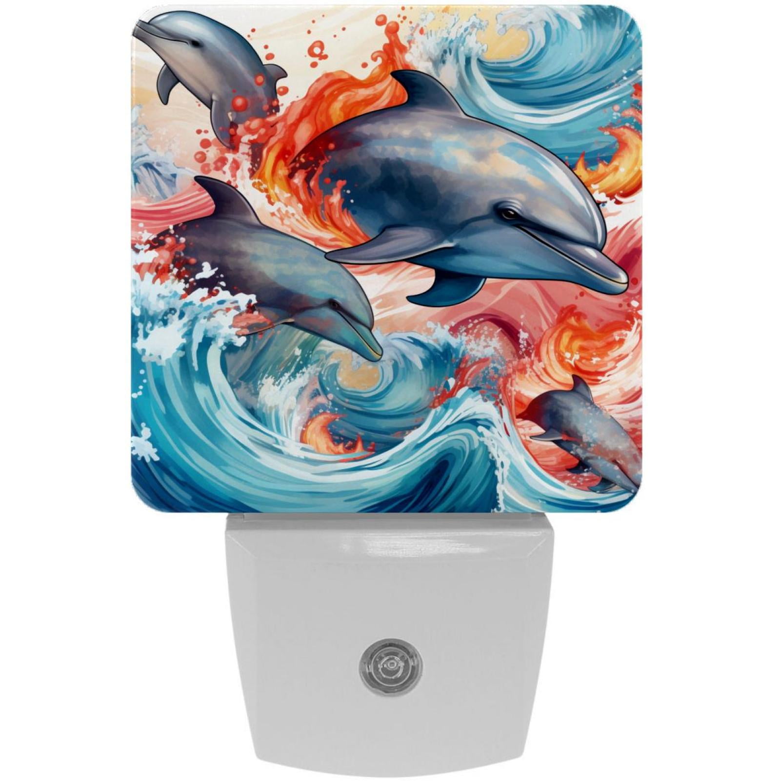 Dolphin LED Square Night Lights - Energy Efficient & Elegant Decorative ...