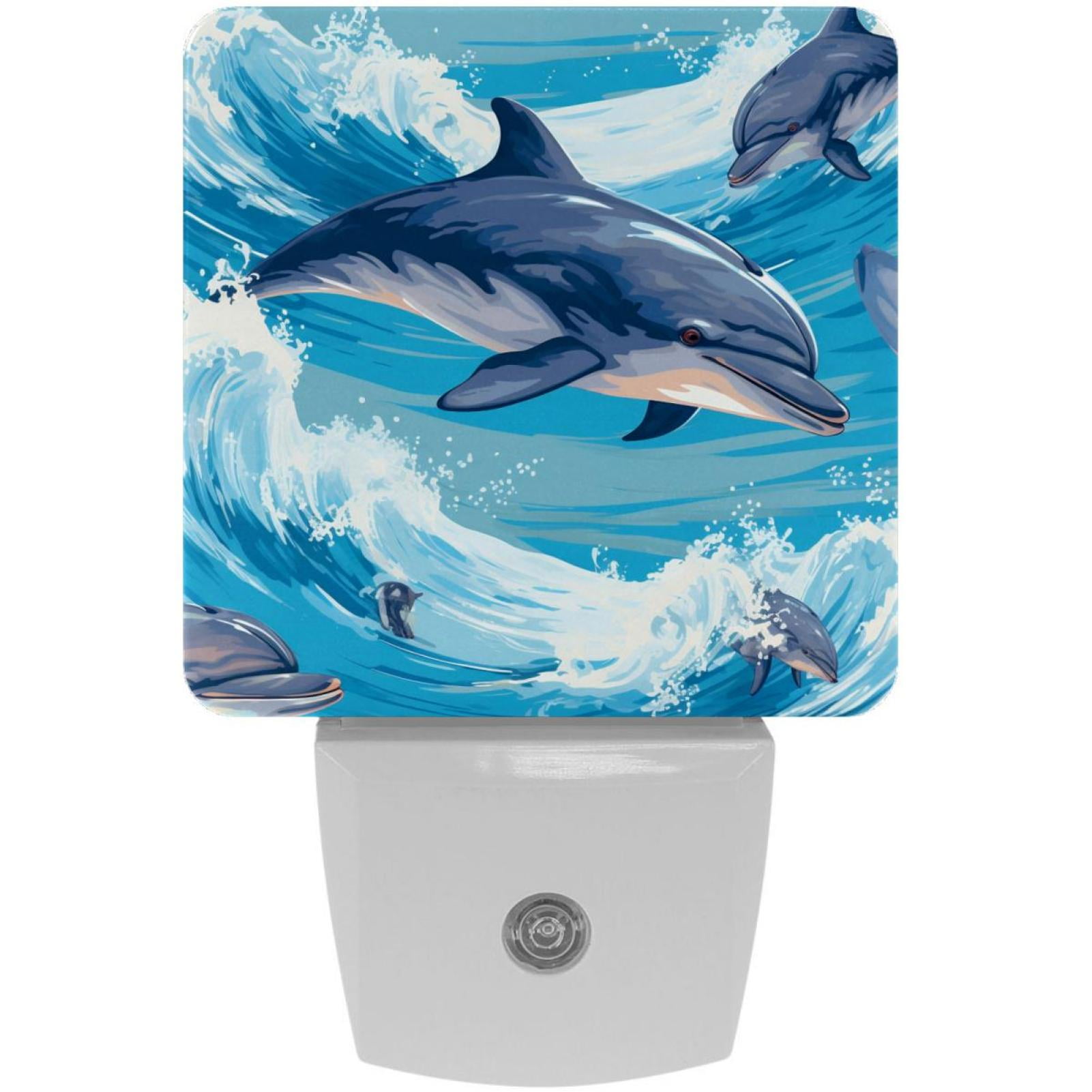 Dolphin LED Square Night Lights - Energy Efficient and Stylish Bedroom ...