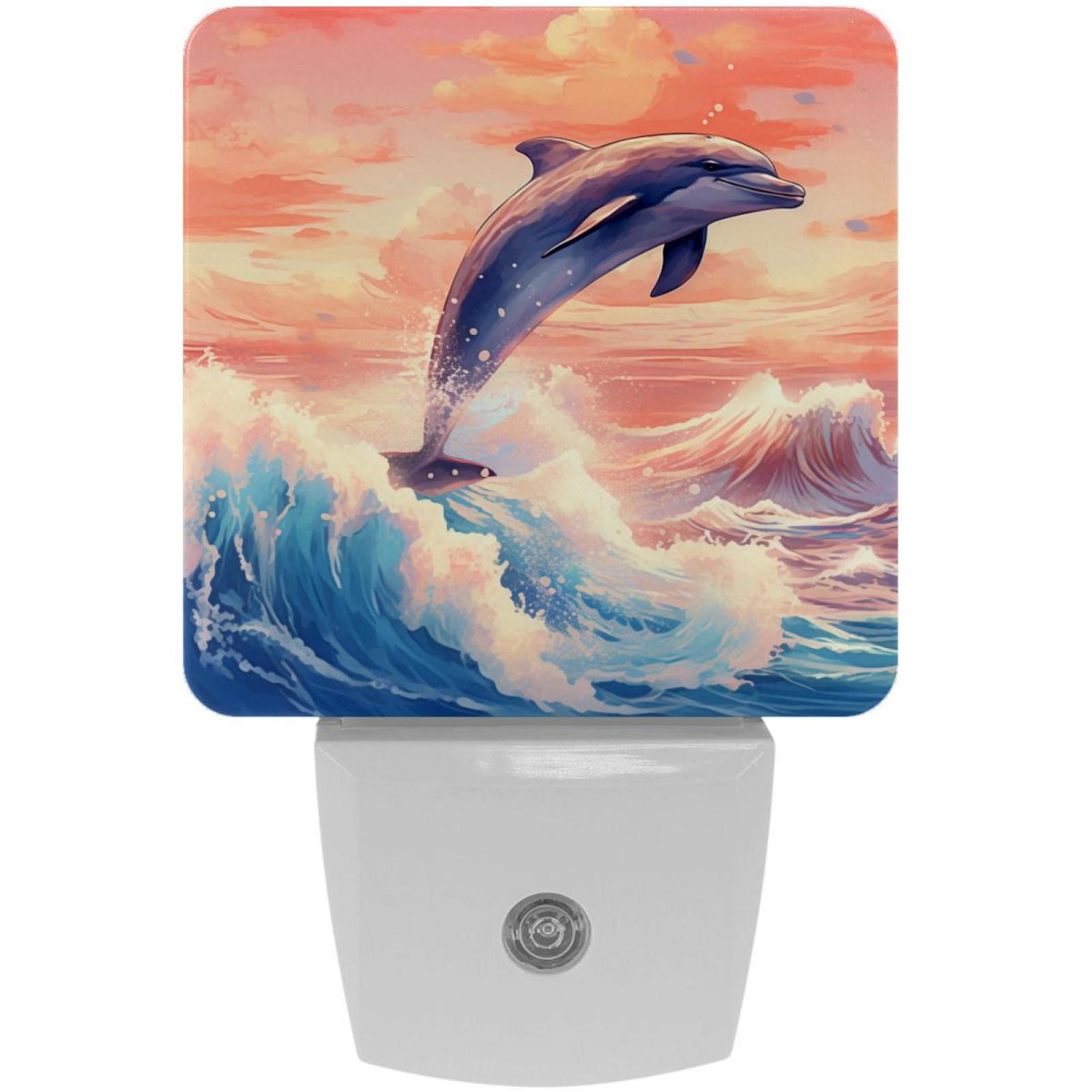 Dolphin LED Square Night Lights - Energy Efficient and Stylish Decor ...