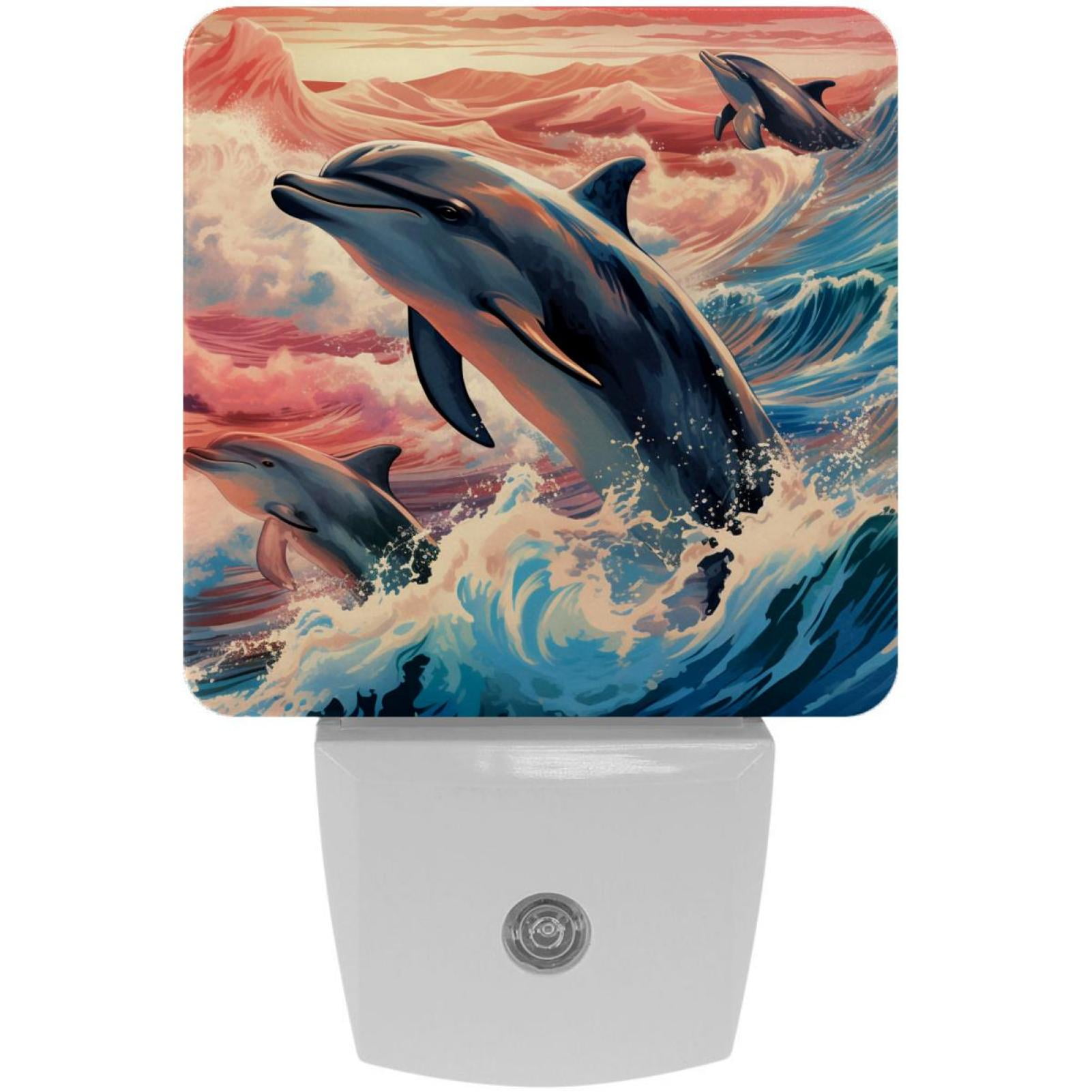 Dolphin LED Square Night Lights - Energy Efficient and Stylish Room ...
