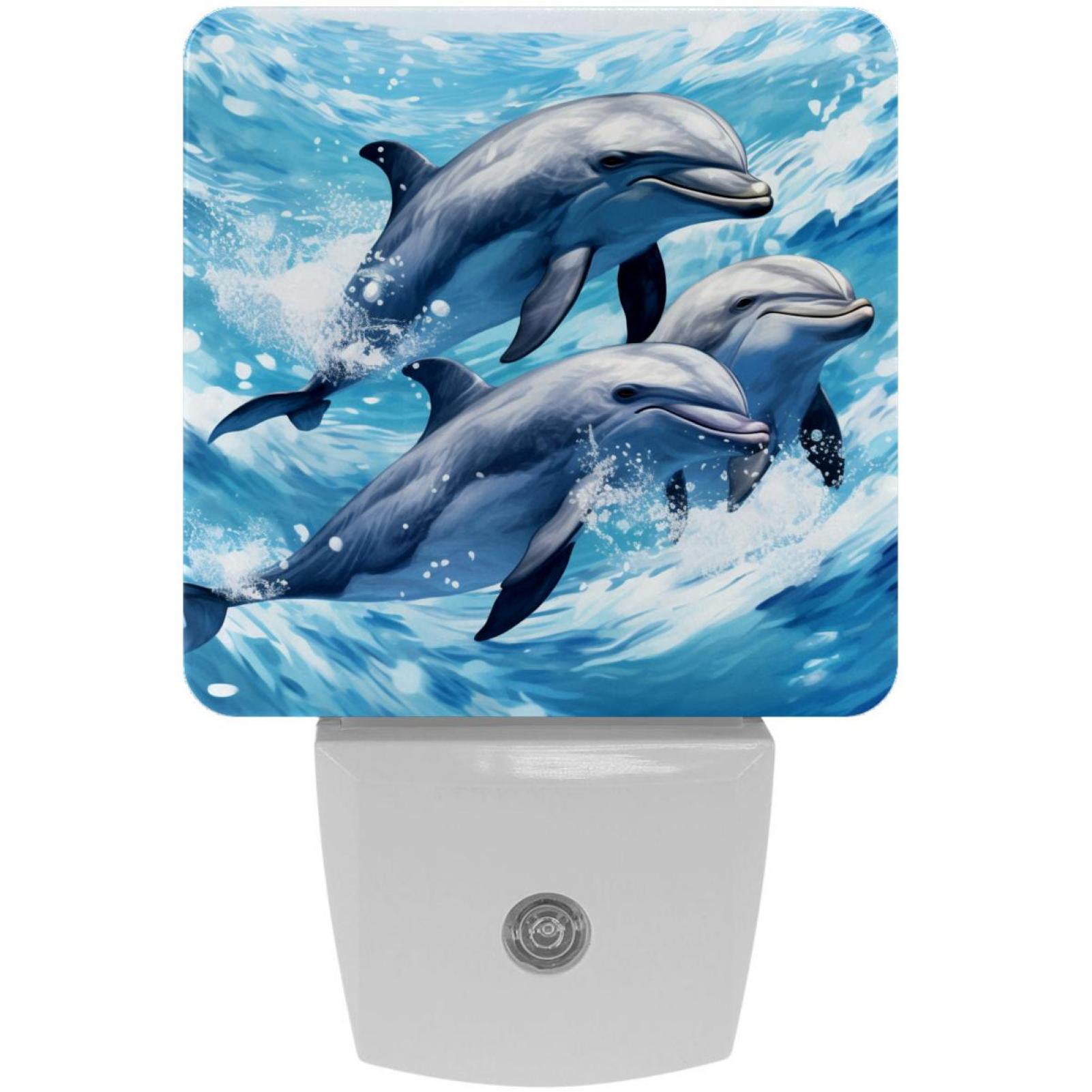 Dolphin LED Square Night Lights - Illuminating Your Space with Style ...