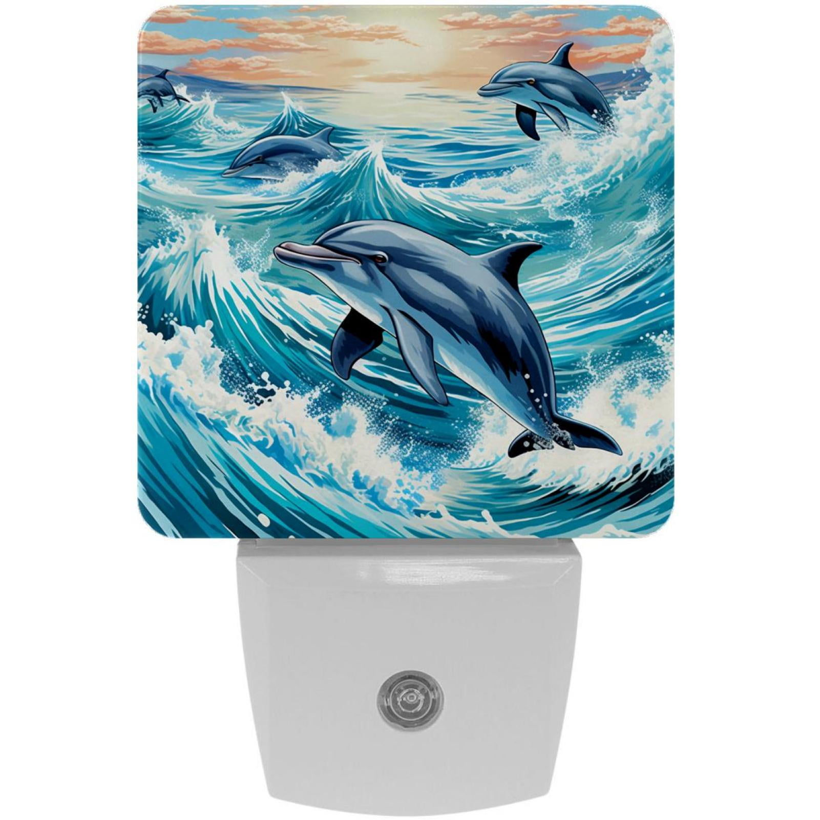 Dolphin LED Square Night Lights: Innovative Illumination for a Relaxing ...