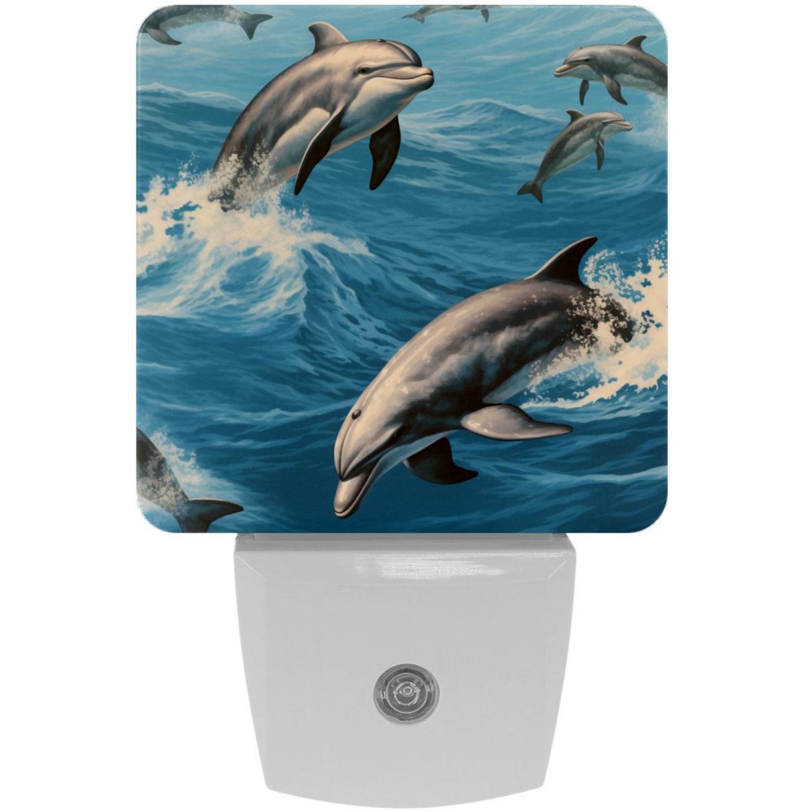 Dolphin LED Square Night Lights - Stylish and Convenient Illumination ...