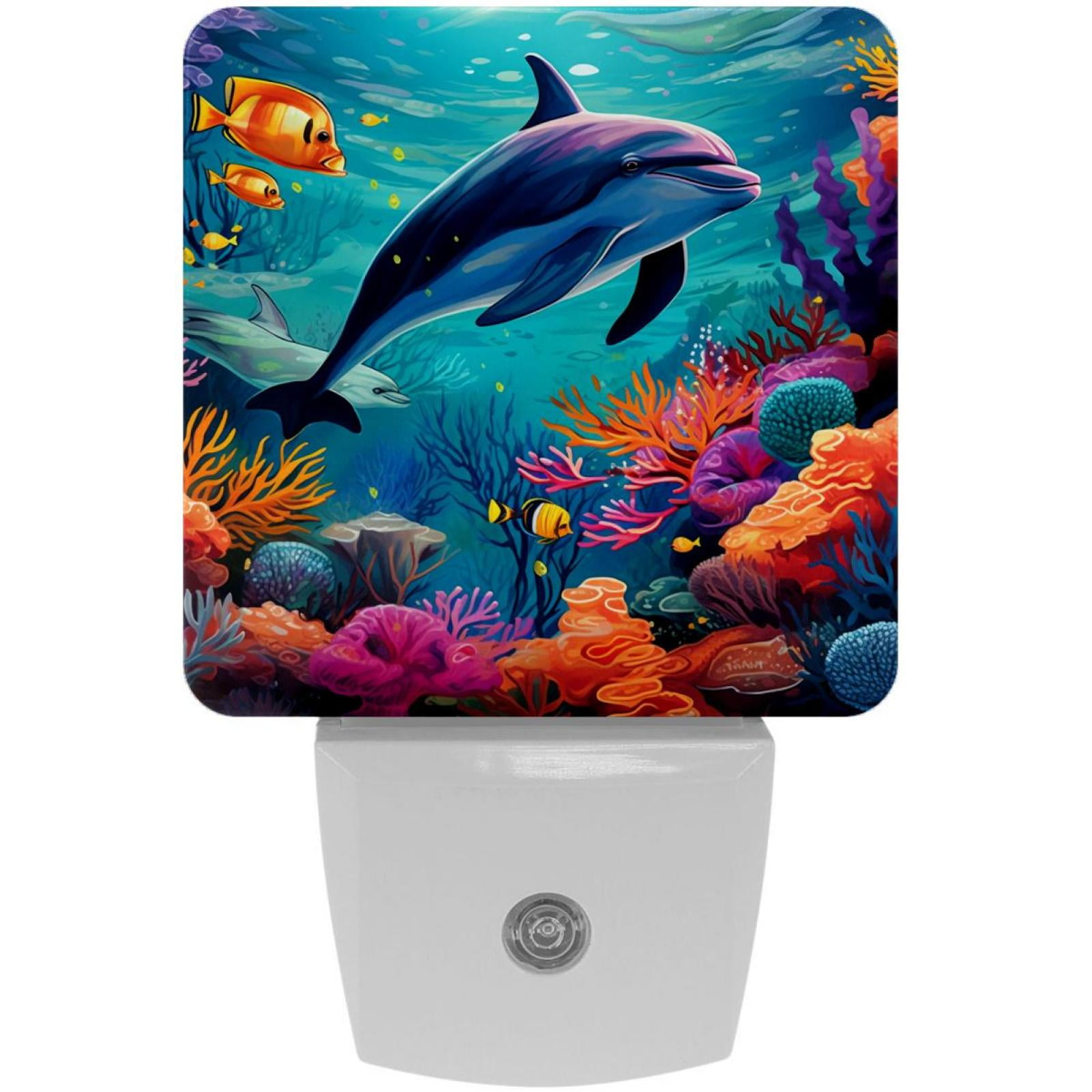 Dolphin LED Square Night Lights - Stylish and Energy-Efficient Lighting ...