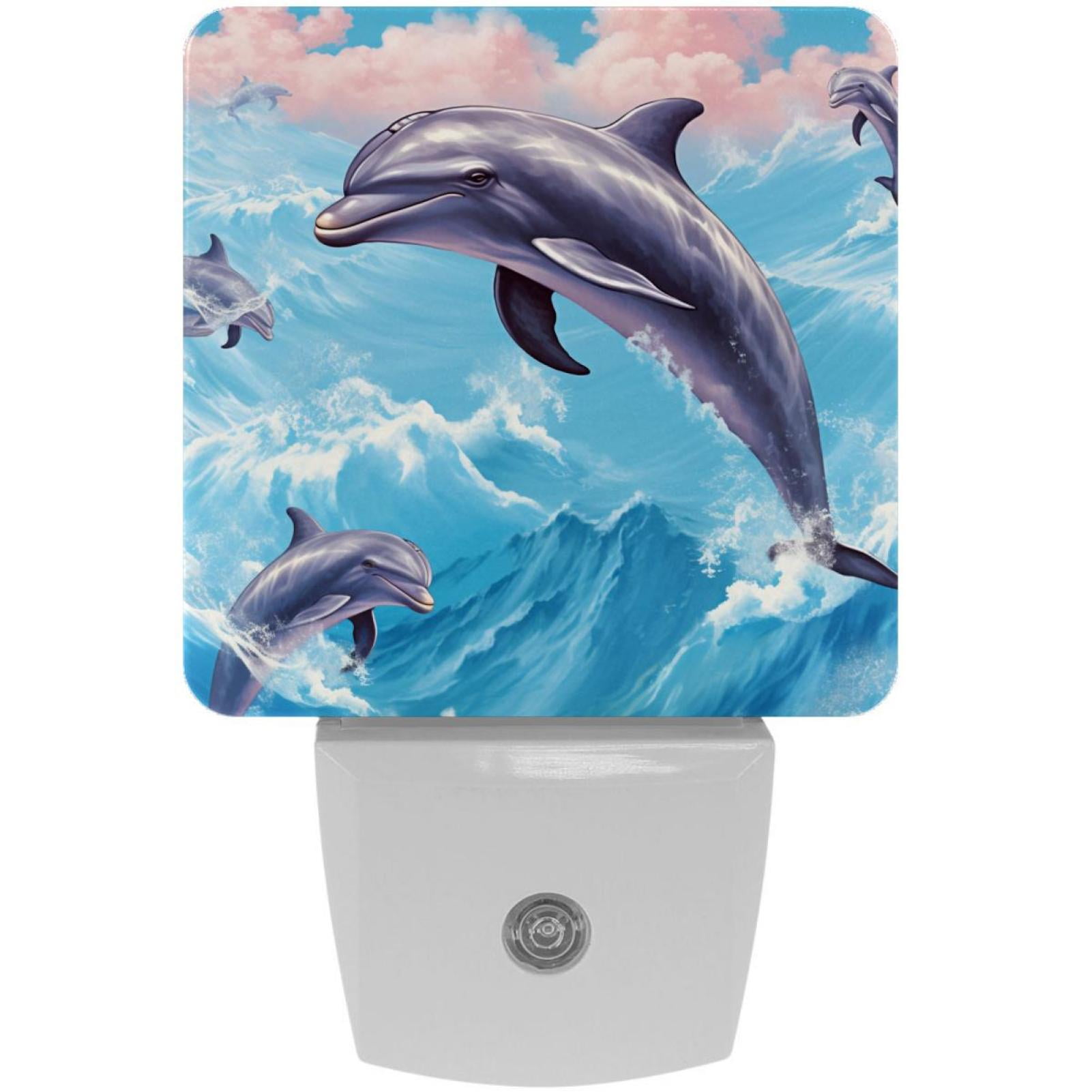 Dolphin LED Square Night Lights - Stylish and Energy-Efficient Room ...