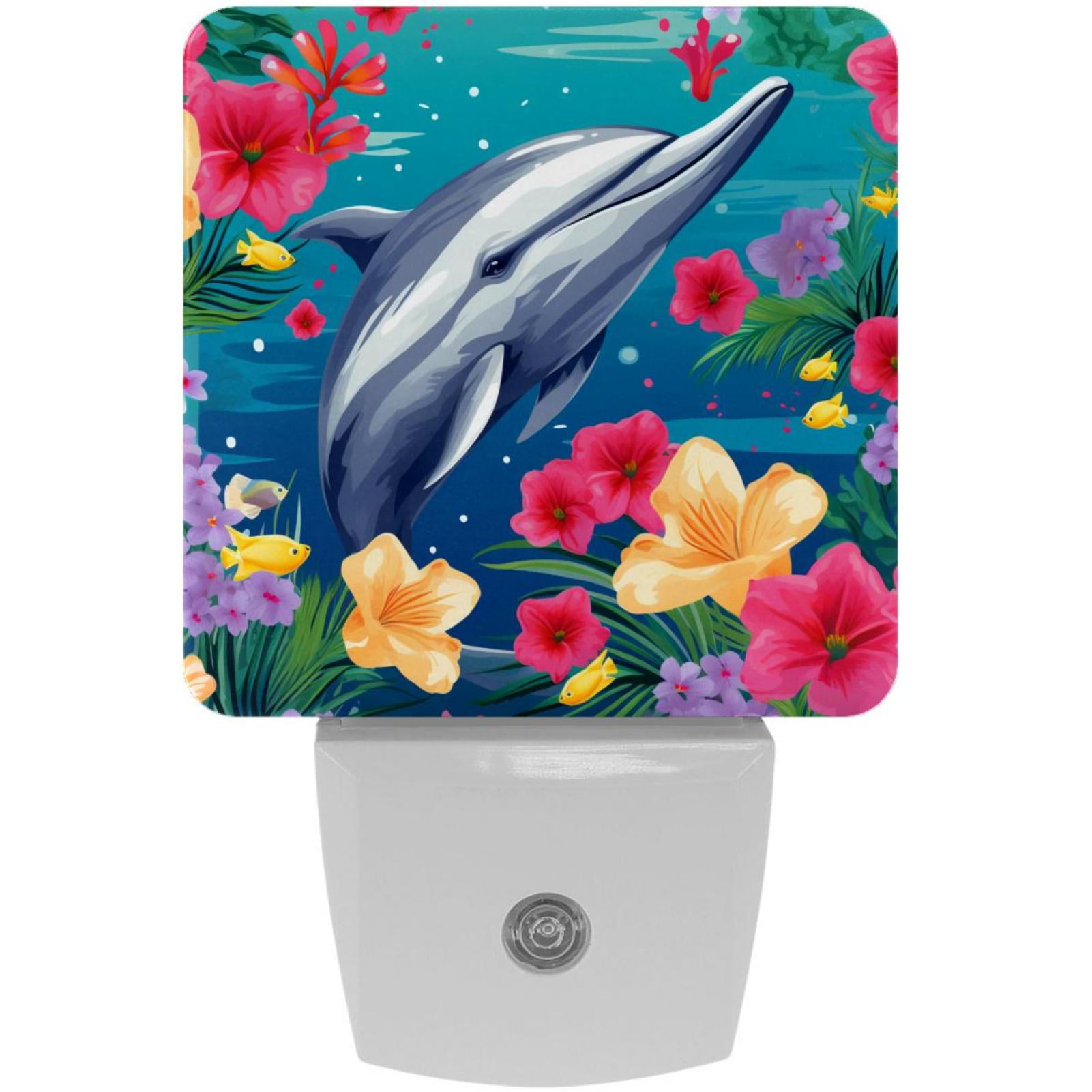 Dolphin LED Square Night Lights - Stylish and Energy-Efficient Room ...
