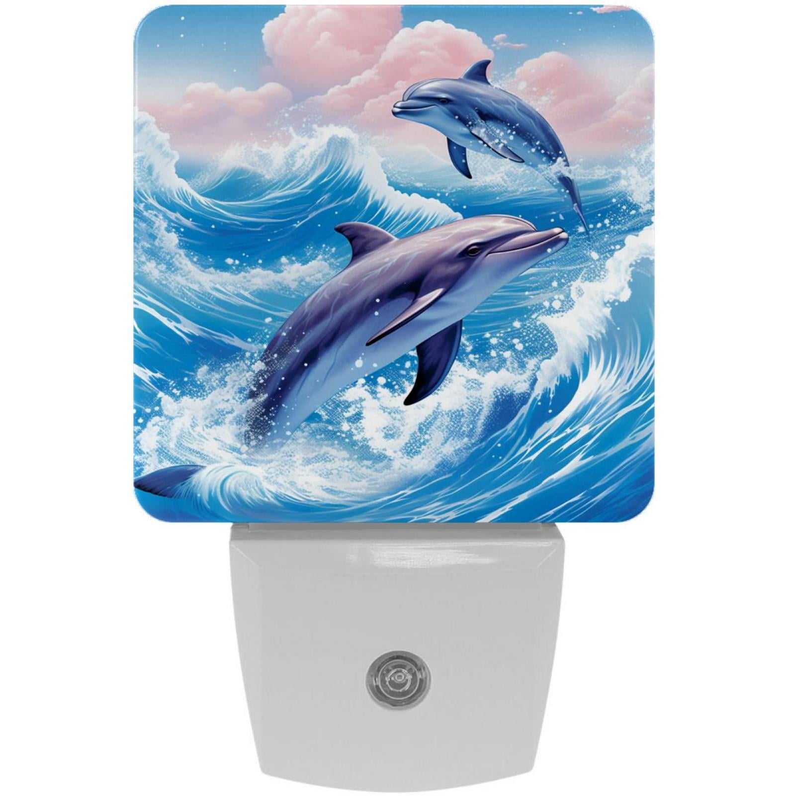 Dolphin LED Square Night Lights - Stylish and Energy-Efficient Room ...