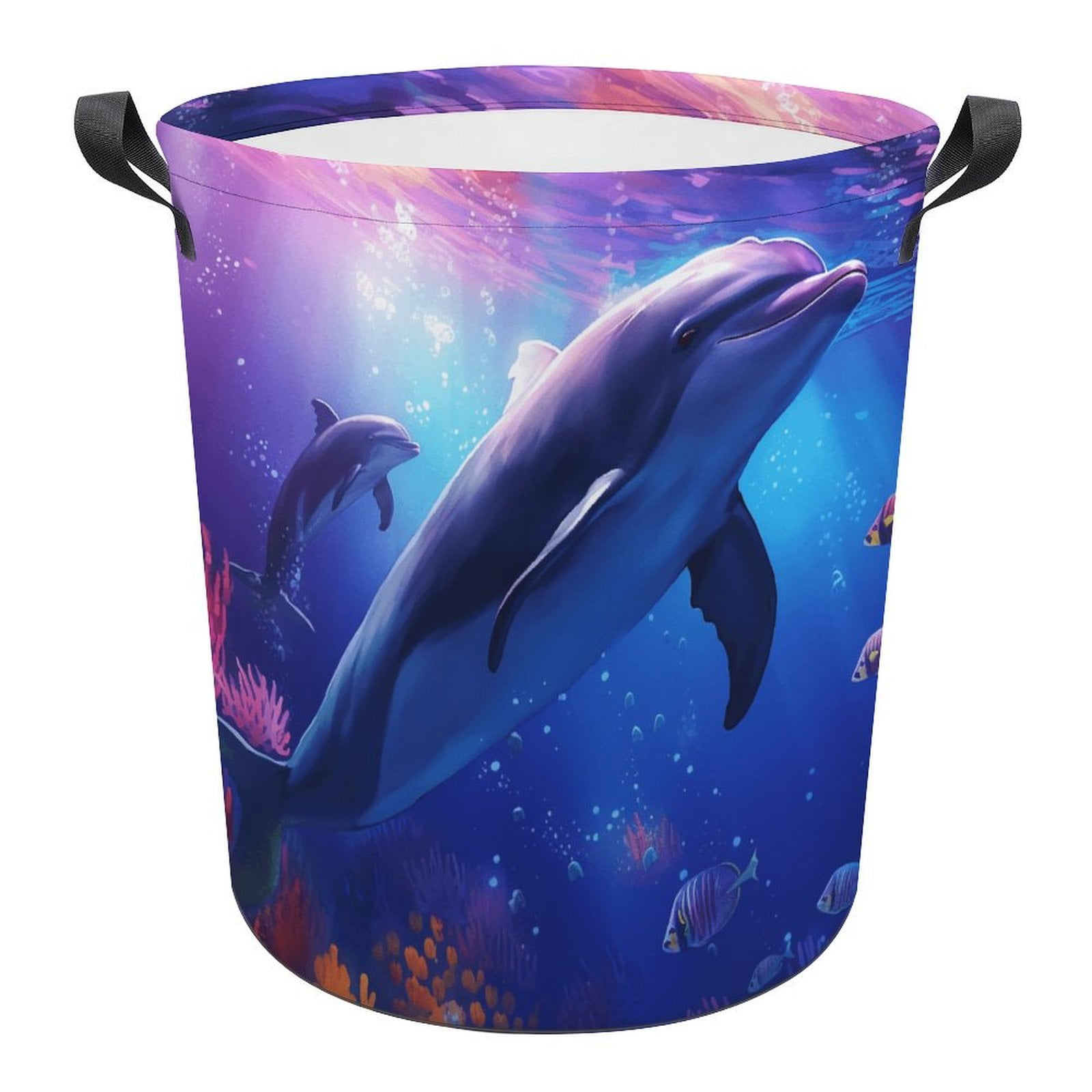 Dolphin Laundry Basket Storage Basket Controller Clothes Organizer Bin ...