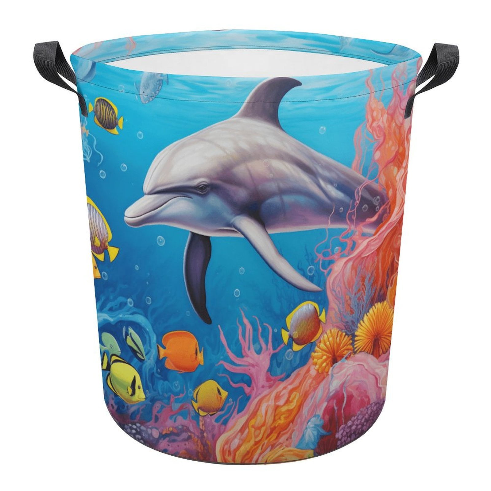 Dolphin Laundry Basket Storage Basket Controller Clothes Organizer Bin ...