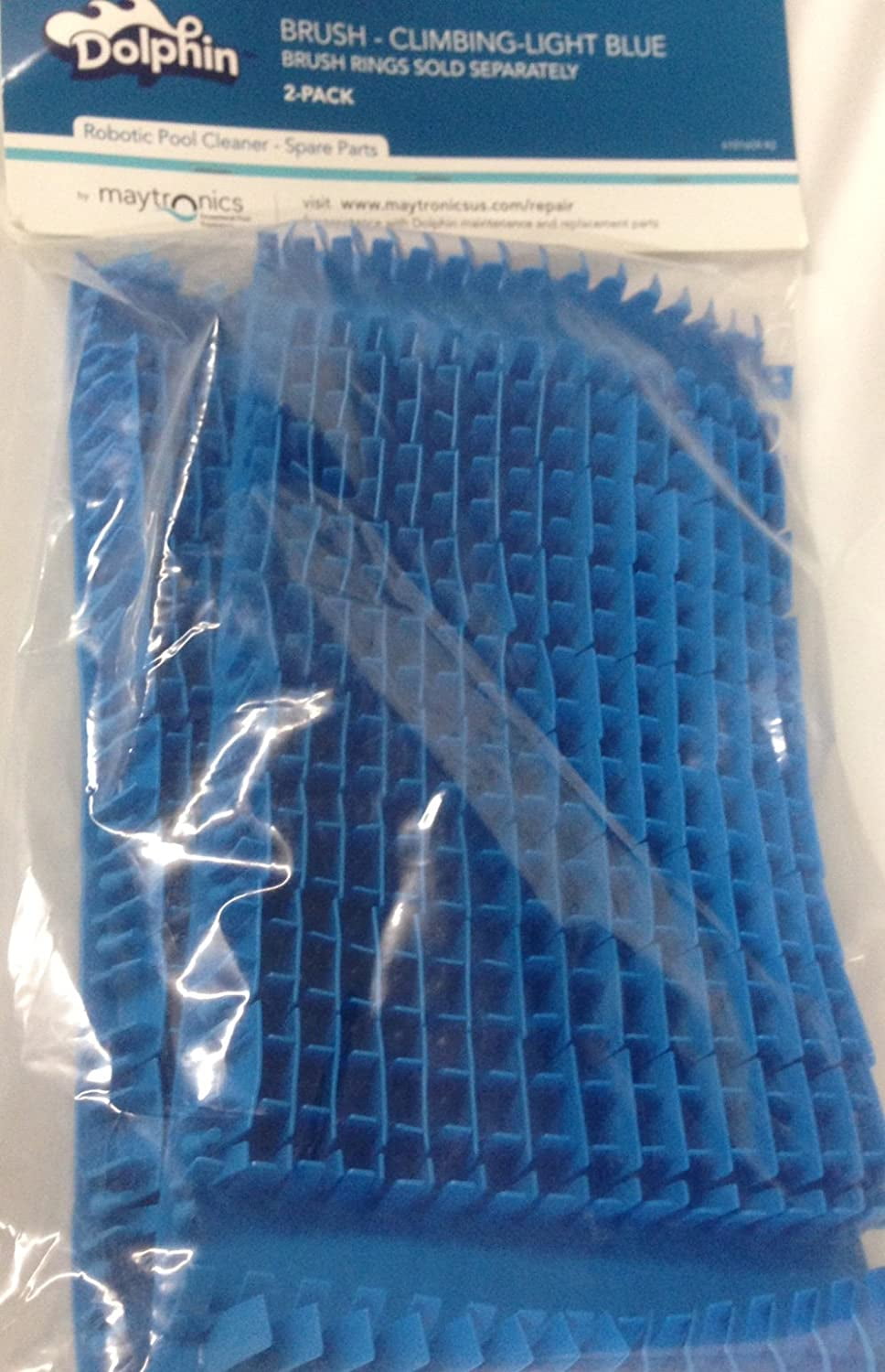 Dolphin Maytronics Genuine Nautilus Triton Climbing Brushes- Light Blue 2-Pack 6101609-R2 ...