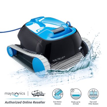 Niya Sonar 50 Wireless Robotic Pool Cleaner by Dolphin, Rechargeable ...