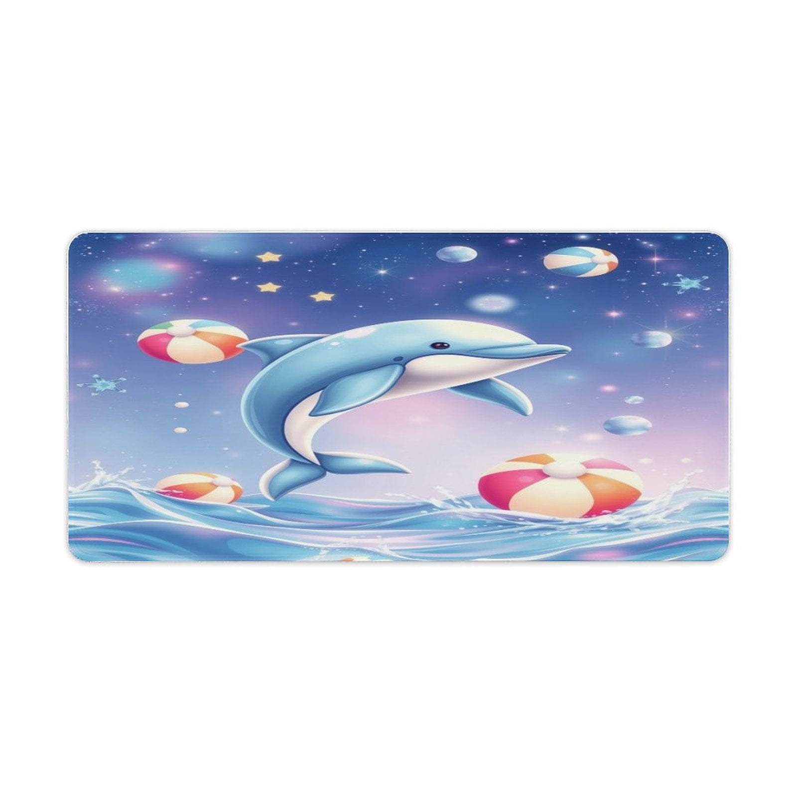 Dolphin Ocean Fun Computer Mouse Pad Gaming Accessories Large Pad ...