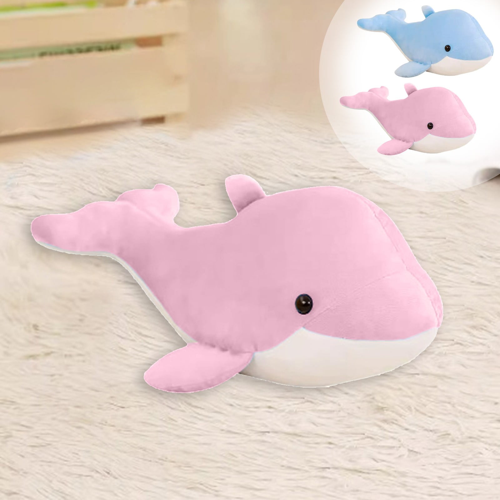 Dolphin Plush Toy | Simulated Lifelike Dolphin Stuffed Animal | Soft ...