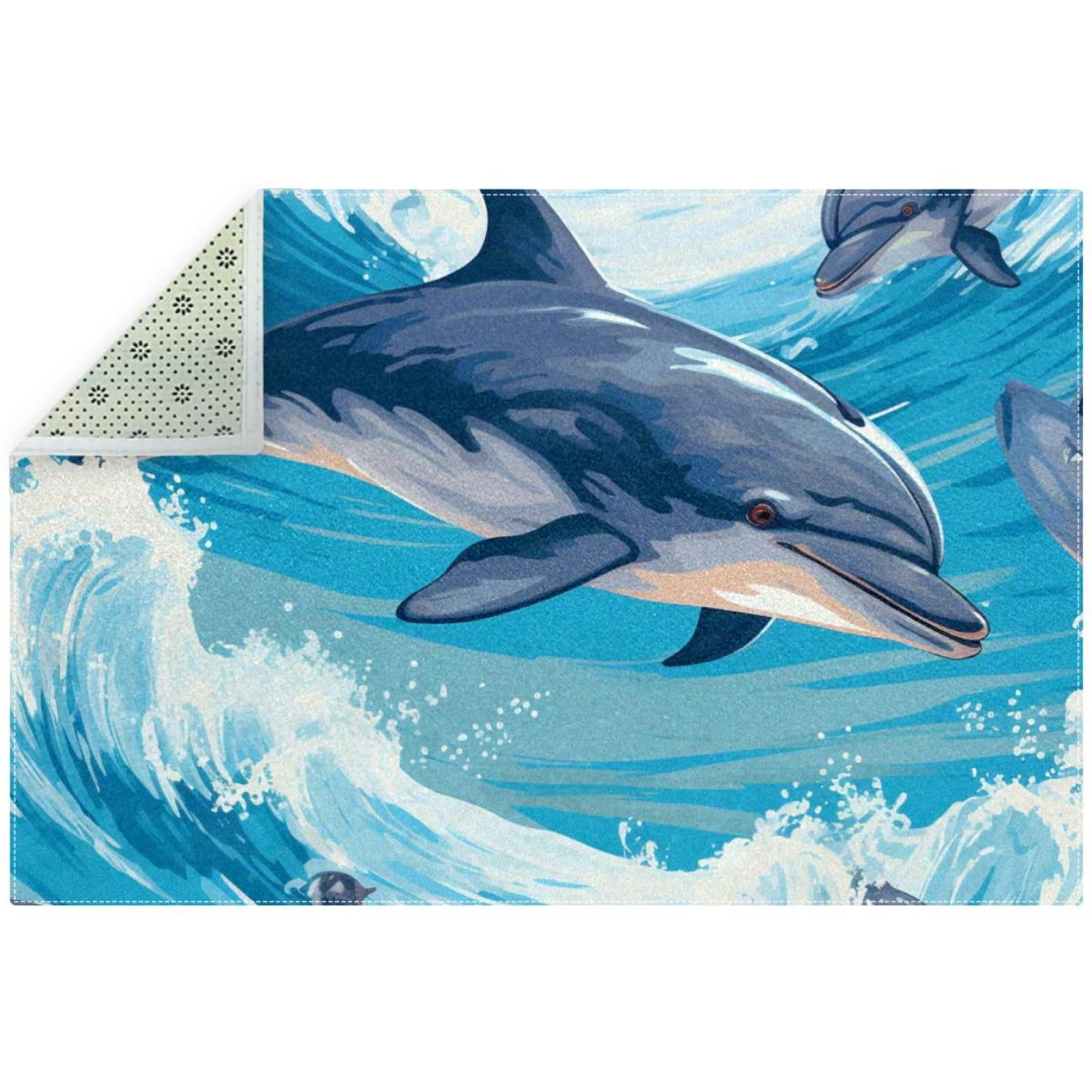 Dolphin Polyester Indoor Mat for Comfort and Style - Home or Office Use ...