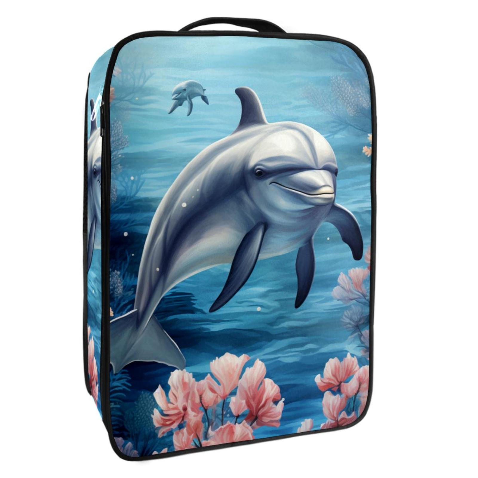 Dolphin Polyester Shoe Boxes Organizer Storage Container - 23x31cm ...