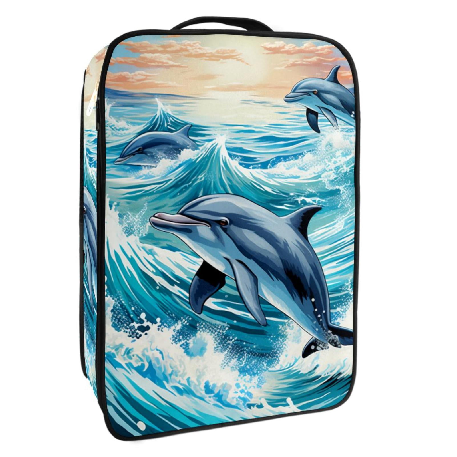 Dolphin Polyester Shoe Container Organizer Box - 23x31cm/9x12in Size ...
