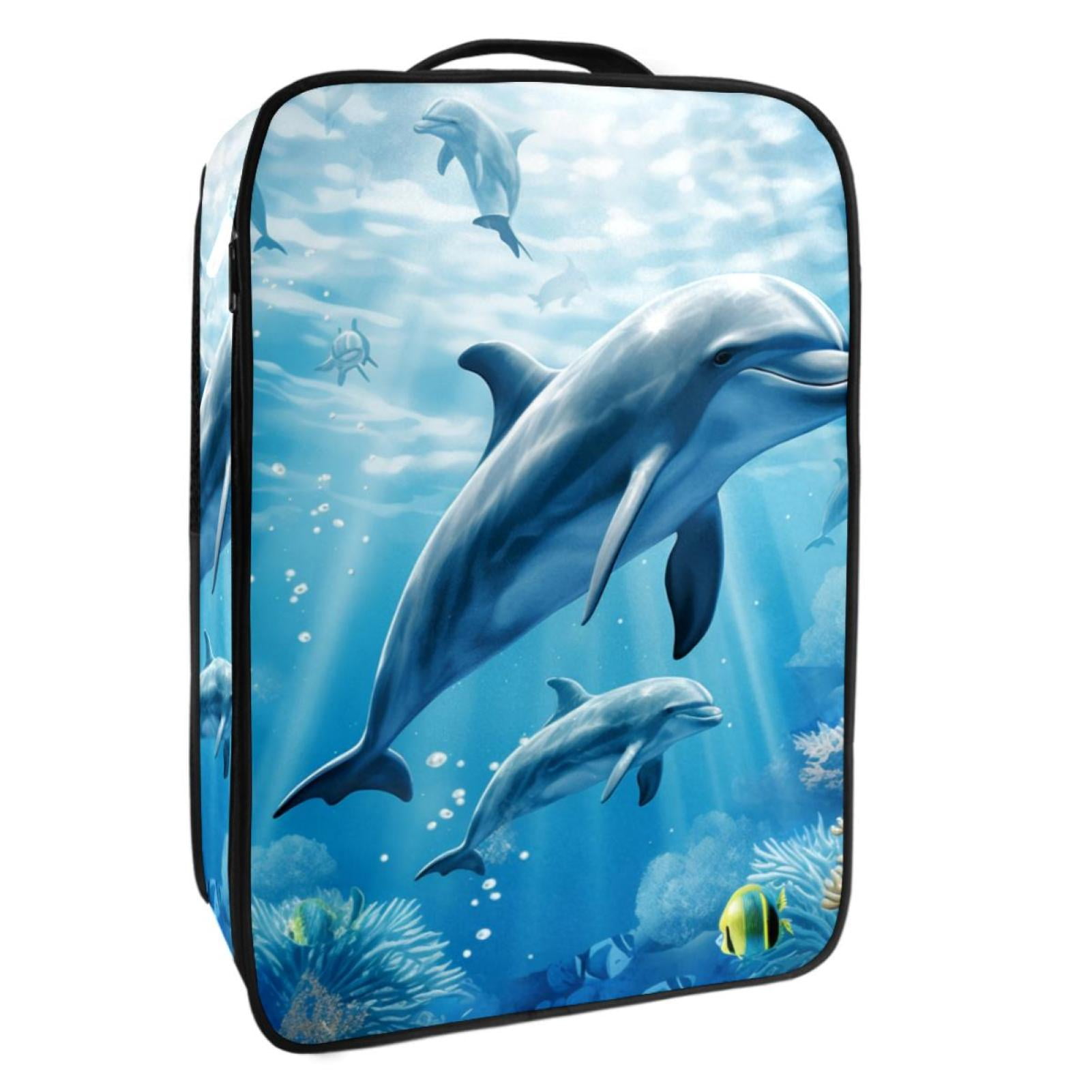 Dolphin Polyester Shoe Storage Box - 23x31cm/9x12in Shoe Organizer ...