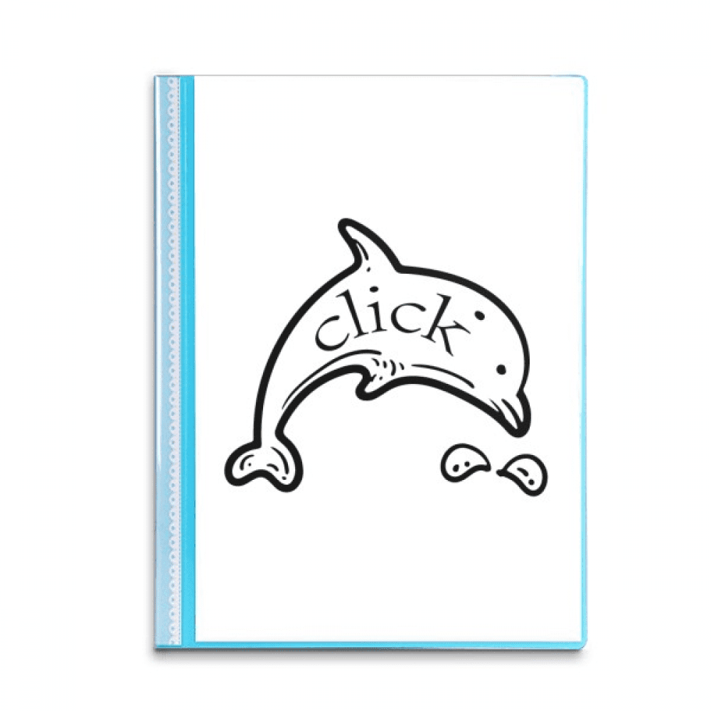 Dolphin Porpoise Book Sheet Protectors Portfolio Binder Folder ...