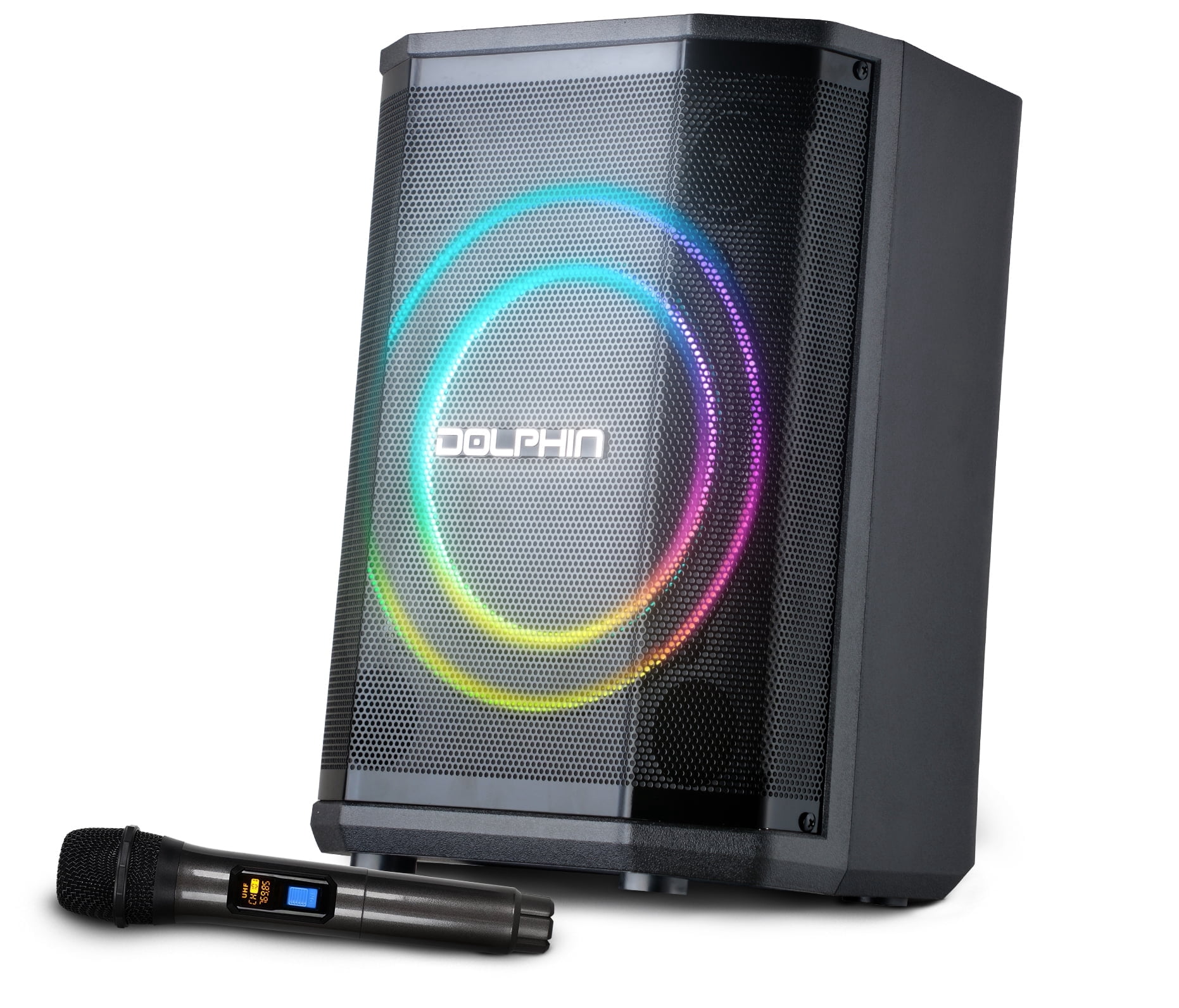 Dolphin Rechargeable Portable Bluetooth Party Speakers, Tiltable, 3D ...